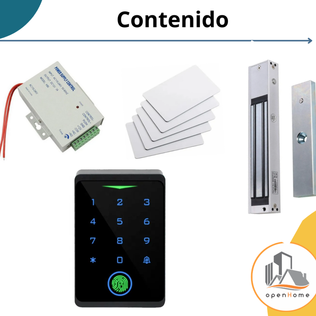 Panel De Control Acceso Wifi Con Huella Digital | Tuya Smart - Smart ...